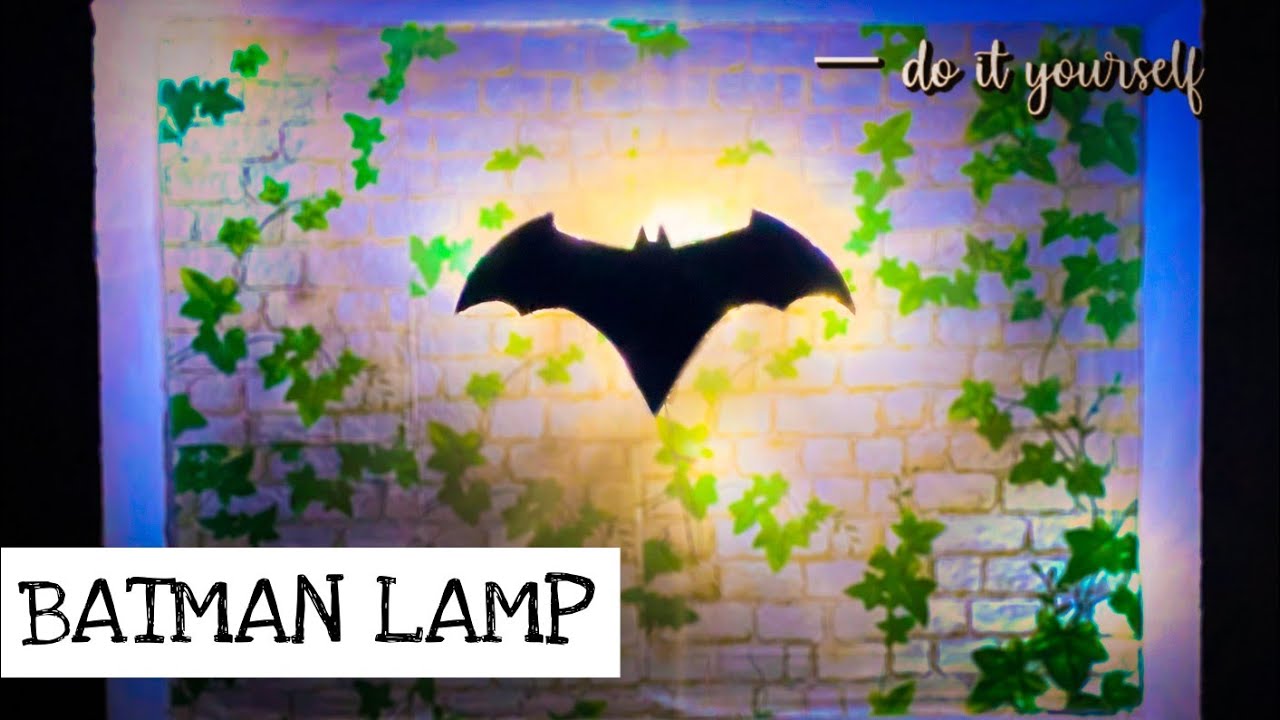 How To Make A Batman Lamp | DIY !! - YouTube