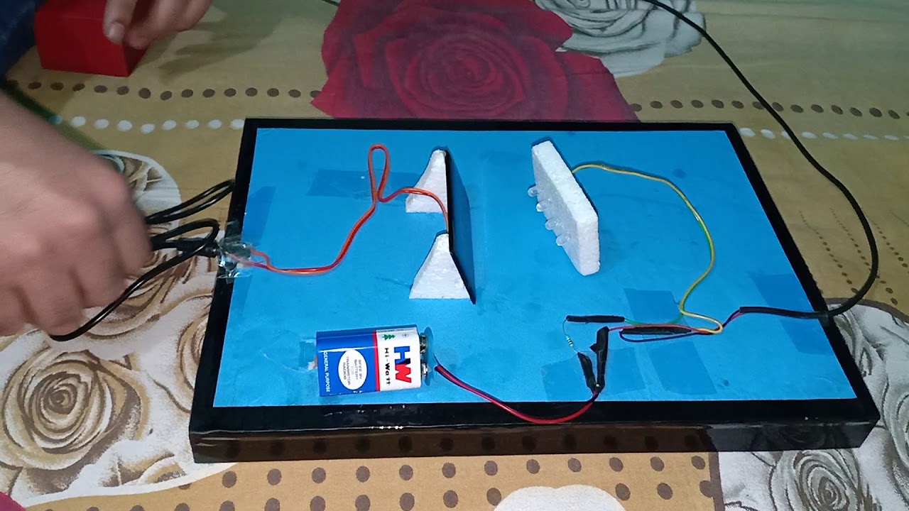 Science project using (Li-fi) - YouTube