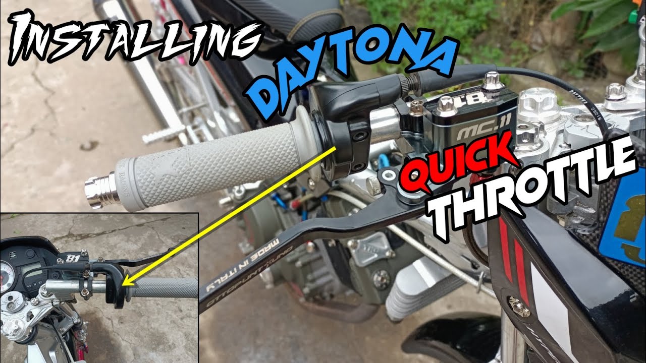 Installing Daytona Quick Throttle | Raider 150 - YouTube