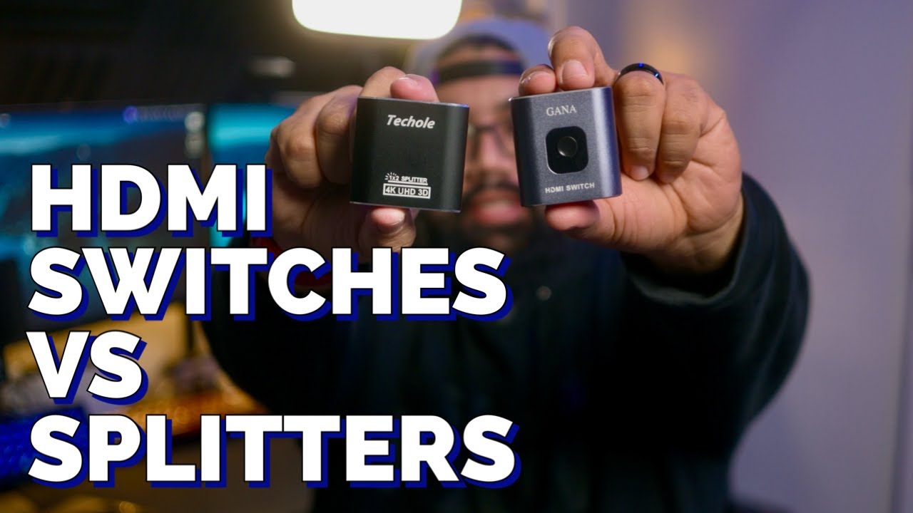 HDMI Switches versus Splitters! (And how to use them!) - YouTube