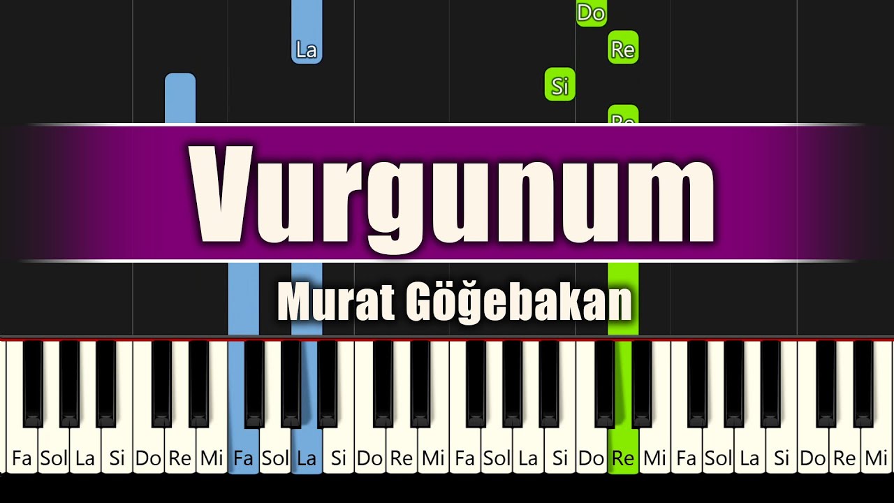 Murat Göğebakan - Vurgunum - Piyano - YouTube
