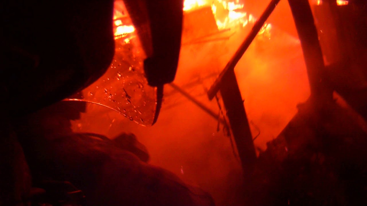 structure fire /rollover - YouTube