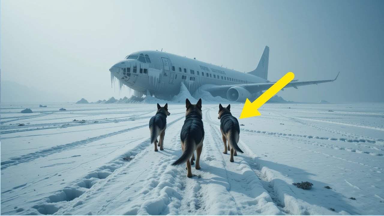 German Shepherd Found a Plane Covered in Ice What They Discovered ...