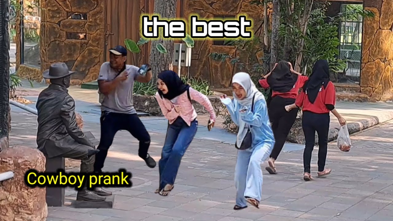 Cowboy prank|| very funny expression of shock, panic, fear||best ...