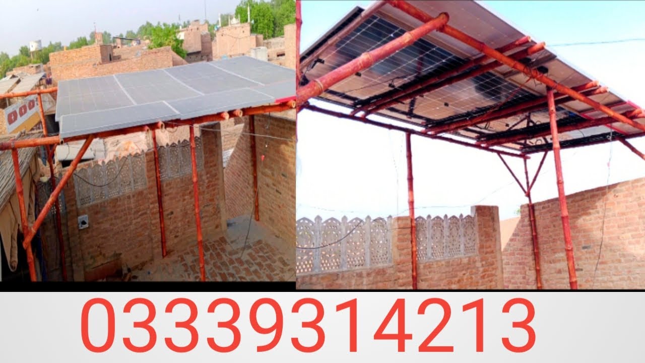 Build a Solar Panel Frame with using Bamboo - YouTube