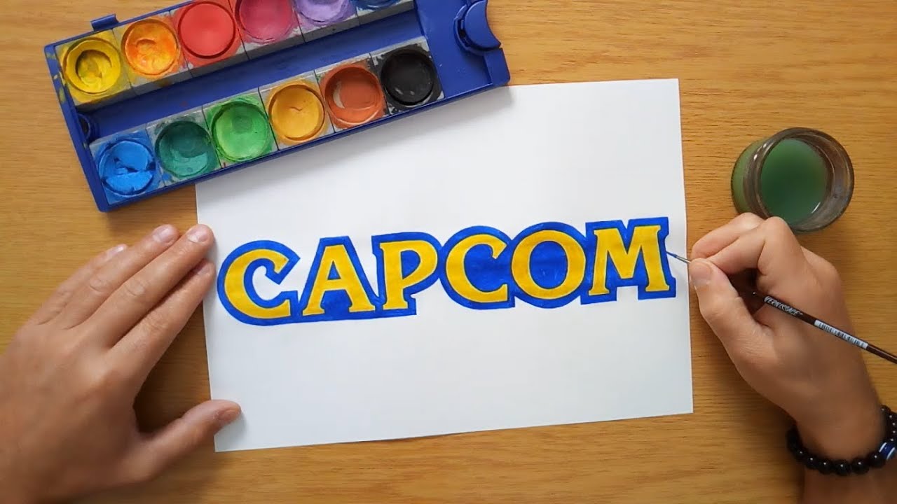How to draw the CAPCOM logo - YouTube