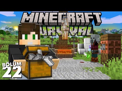 Yaptığım En Muhteşem DEMİR FARMI! - Minecraft Survival #22