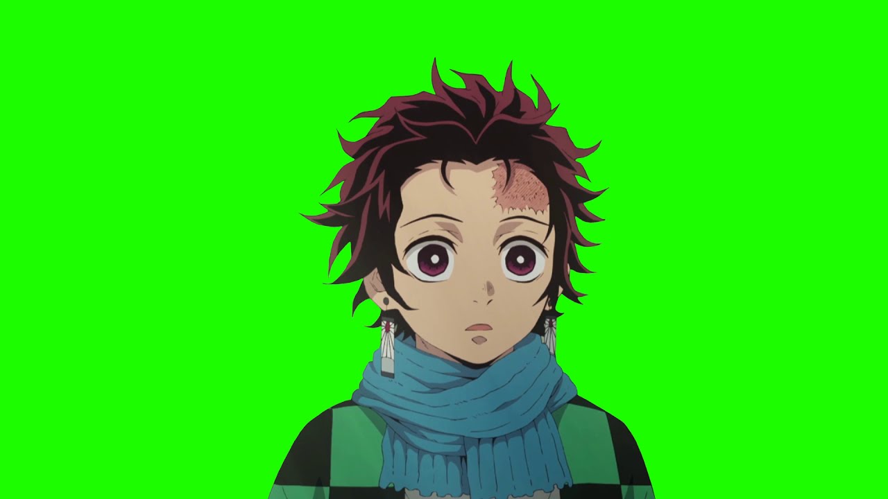 Demon Slayer - Free Chroma Key Anime Mask - YouTube