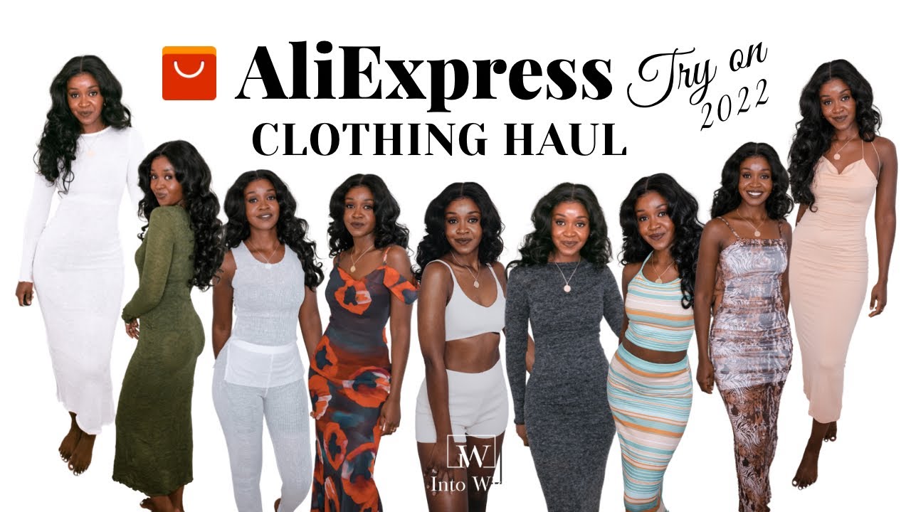 AliExpress Try On Haul 2022| Huge Clothing Haul |Into Wigs - YouTube