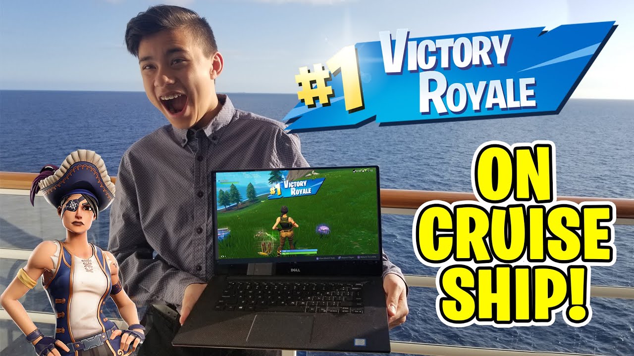 I Won FORTNITE on a CRUISE SHIP! - YouTube