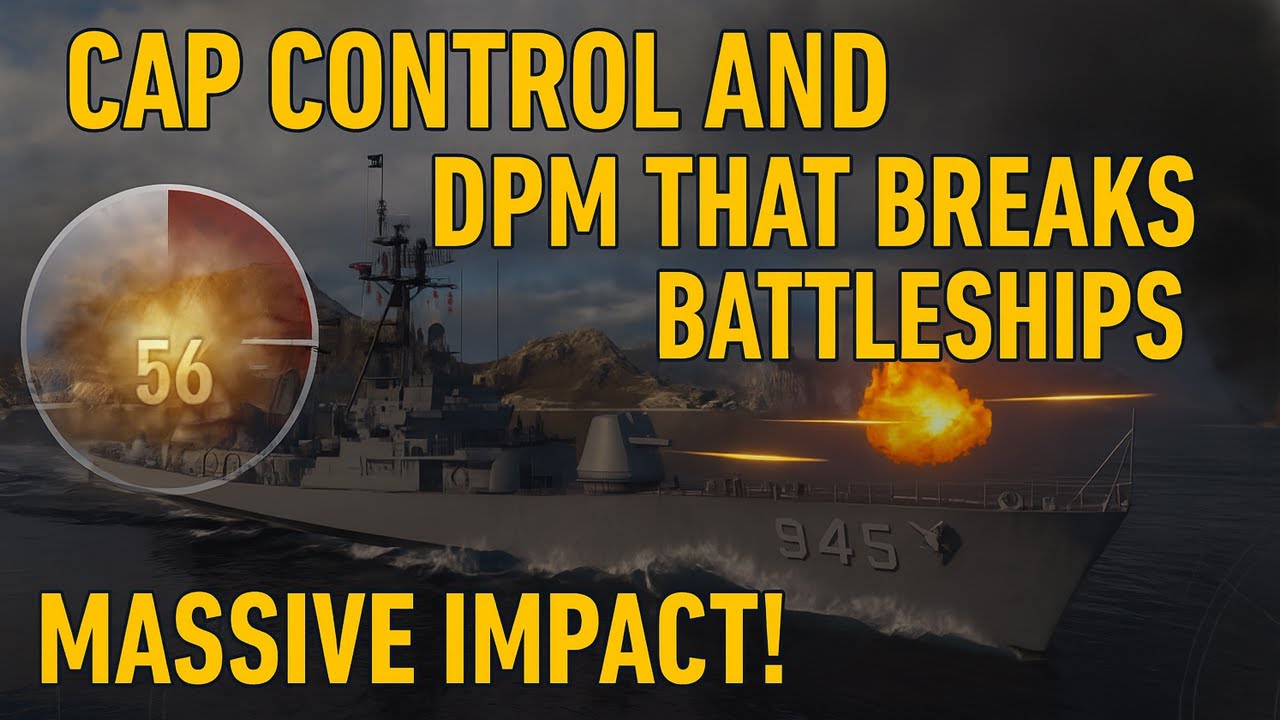 Cap Control and DPM That Breaks Battleships - YouTube