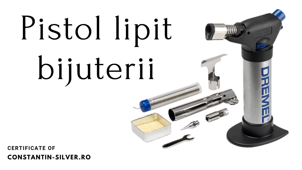 Pistol lipit aur - argint DREMEL MODEL 2200 - YouTube