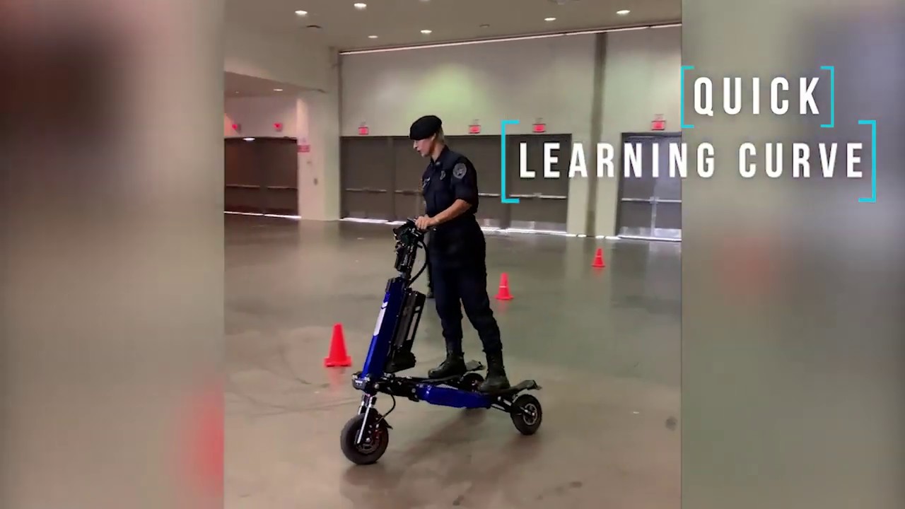 Trikke Defender for Police Use - YouTube