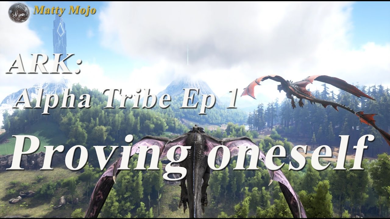 ARK Survival Alpha tribe. New server. Trying to join the big boys ...