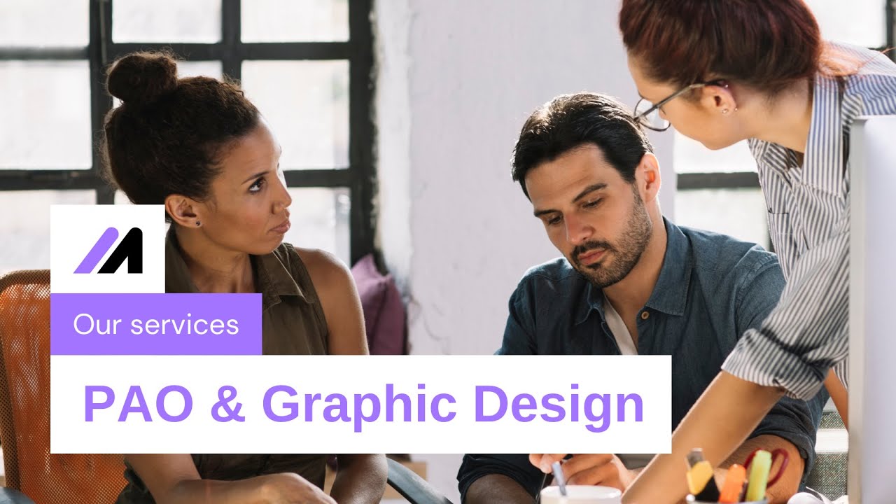 Outsourcing of PAO and graphic design services - YouTube
