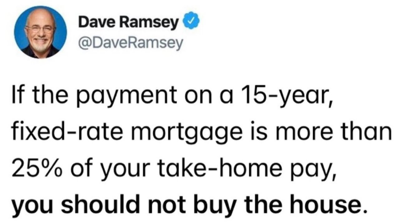 What Dave Ramsey Gets WRONG About The Housing Market | How Much Home ...