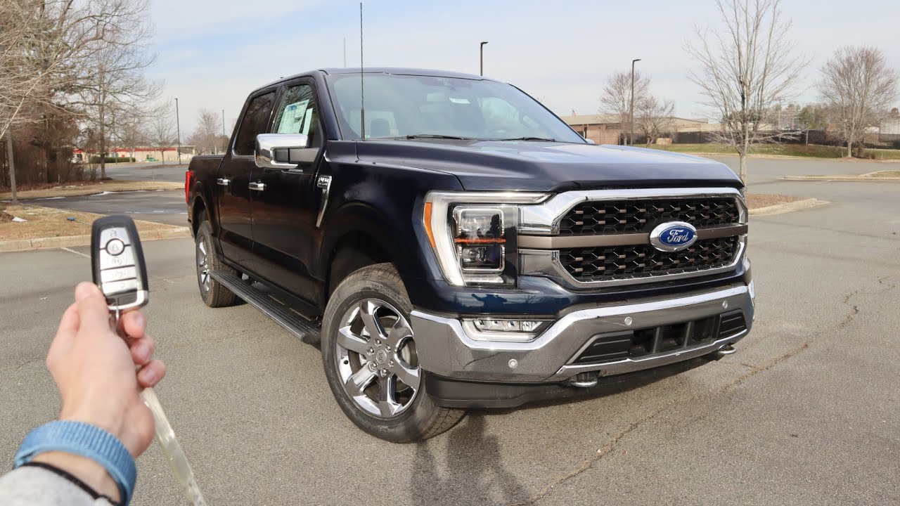 2022 Ford F150 King Ranch SuperCrew: Start Up, Walkaround, POV, Test ...