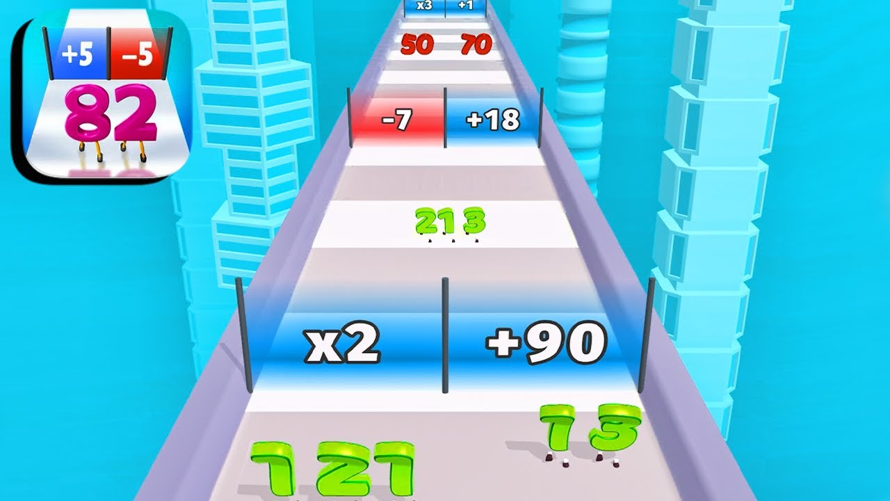 Digit Run 3D - All Levels Gameplay Android,ios (Levels 5-6) - YouTube