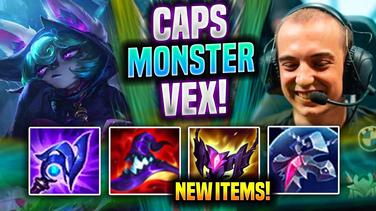 CAPS IS A MONSTER WITH VEX NEW ITEMS! - G2 Caps Plays Vex MID vs Ahri ...