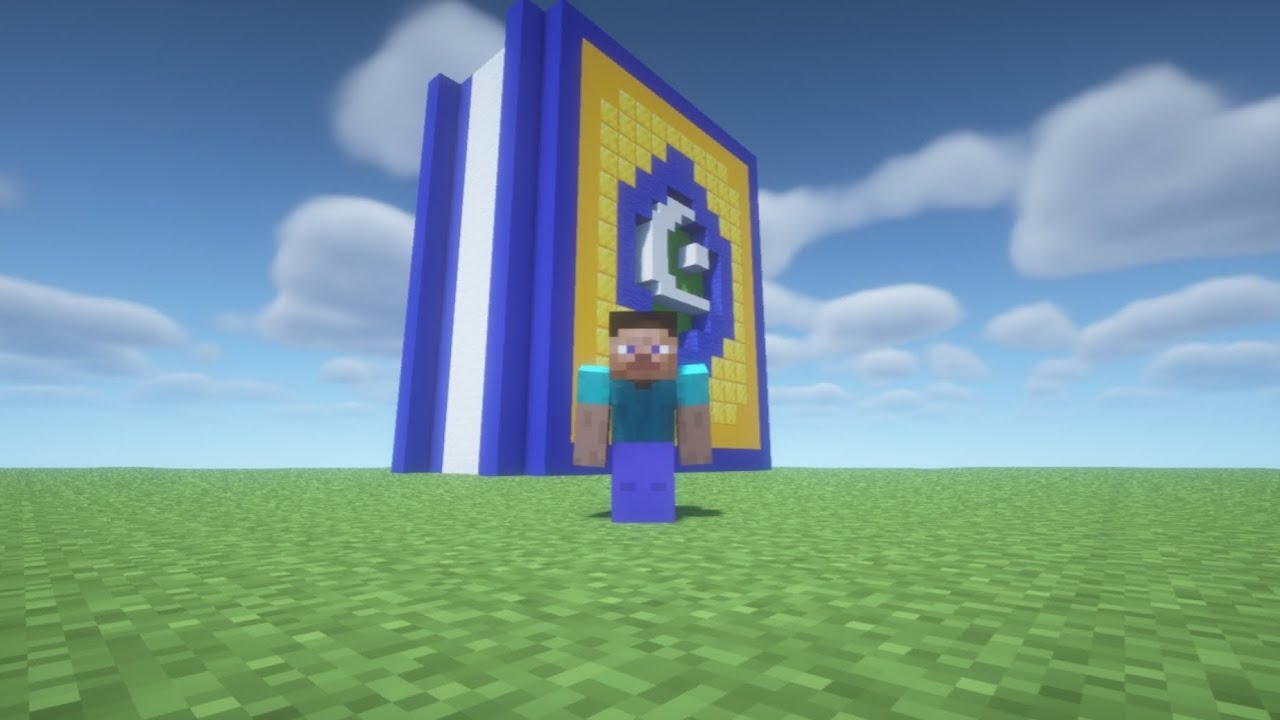 Making a big model of holy Quran in minecraft#minecraft#islam# ...