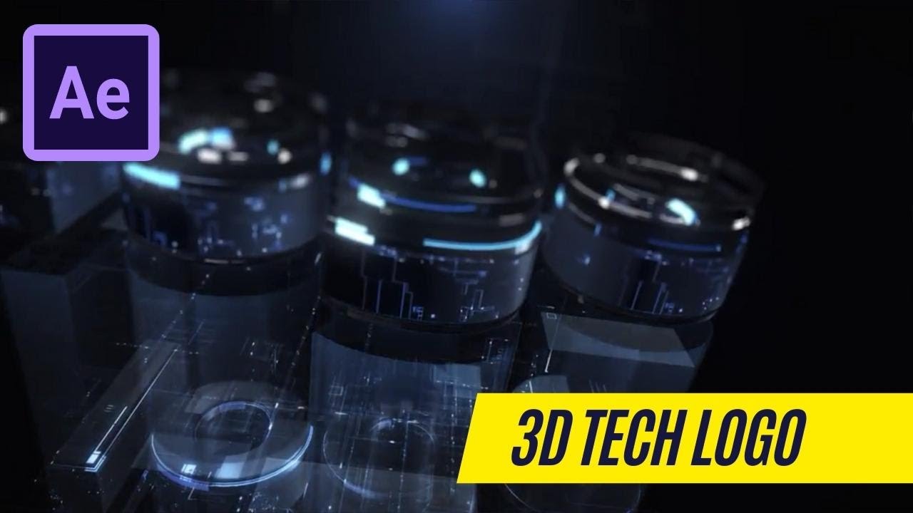 FREE 3D Tech Logo Template for Adobe After Effect + Tutorial - YouTube