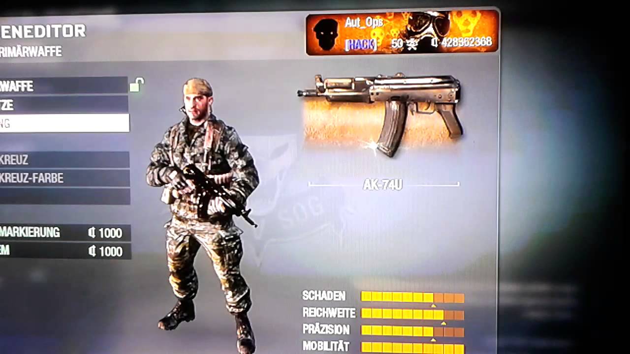 BO1 hacks ps3 german - YouTube