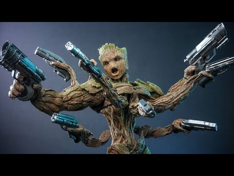 Star Lord & Groot Fight Scene | Guardians of Galaxy Vol - 3 - YouTube