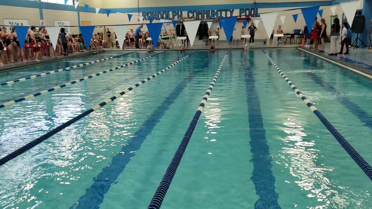 Fiona 25m backstroke 02/22/2020 - YouTube
