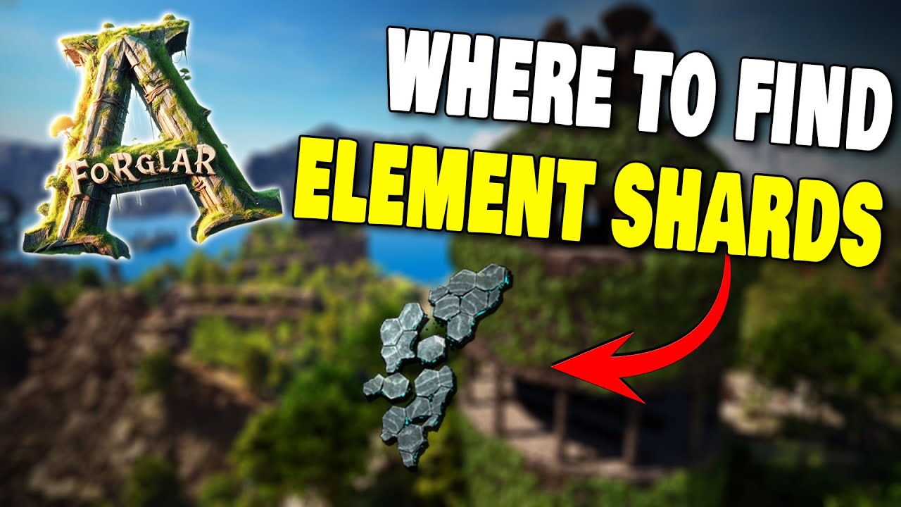 WHERE TO FIND ELEMENT SHARDS ON FORGLAR IN ARK SURVIVAL ASCENDED - YouTube