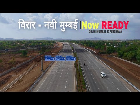 virar Jnpt Section  Package 15 Progress  || Delhi Mumbai Expressway Maharashtra update #4k 