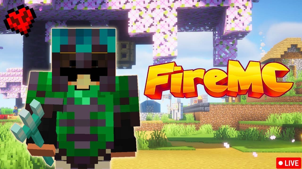 Minecraft Public Server FIRE MC Live Day 10 | #minecraft #firemc - YouTube