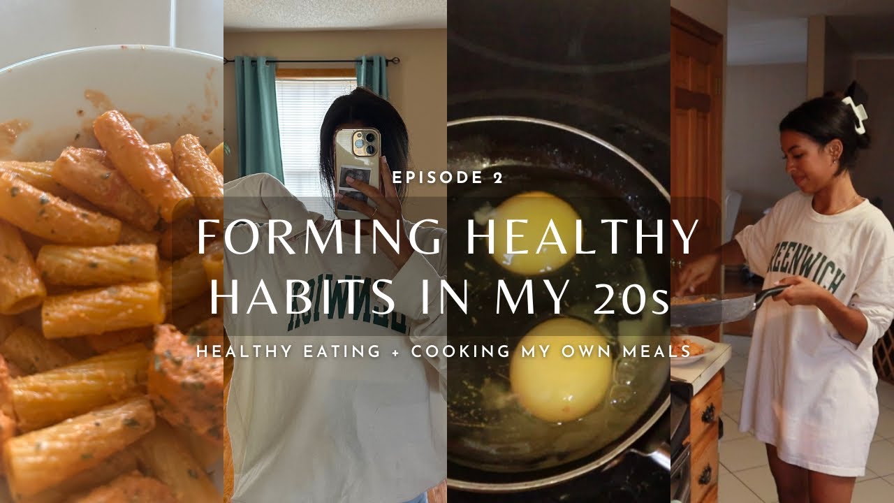 BECOMING “THAT GIRL” ♡ cooking my own meals at home for the first time ...