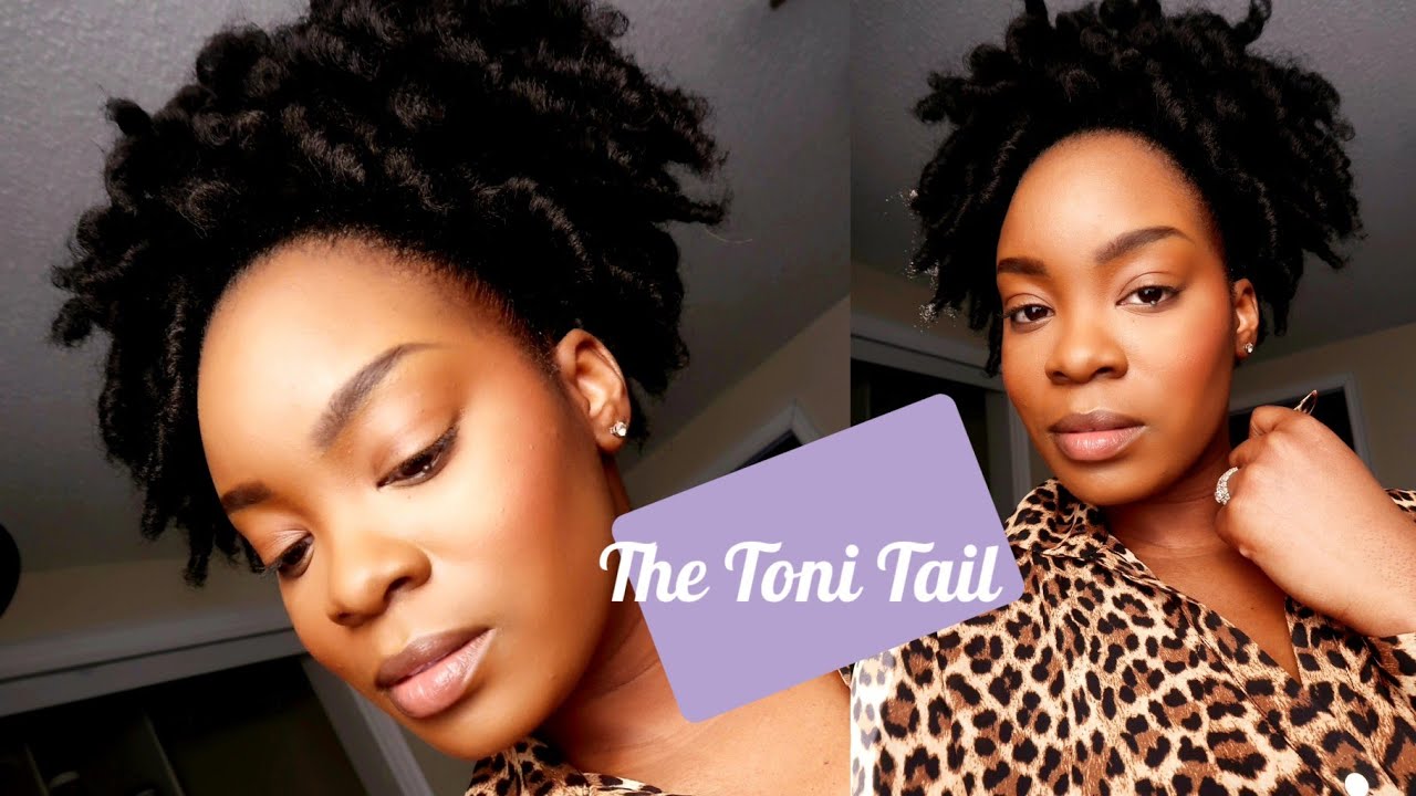 The Toni Tail Ponytail Review| Mandiscurls - YouTube