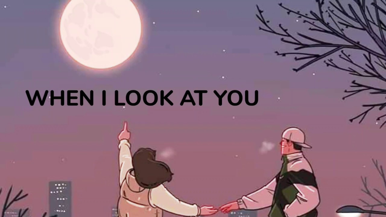 When I Look at you (with Lyrics) Miley Cyrus - YouTube