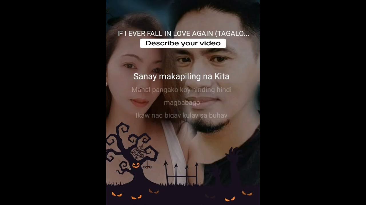 if I ever fall in love again Tagalog version by Michelle Nopra - YouTube