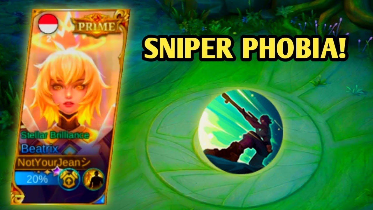 TUTORIAL GAMEPLAY SNIPER AUTO AIM! BEATRIX GAMEPLAY TOP GLOBAL | MOBILE LEGENDS INDONESIA - YouTube