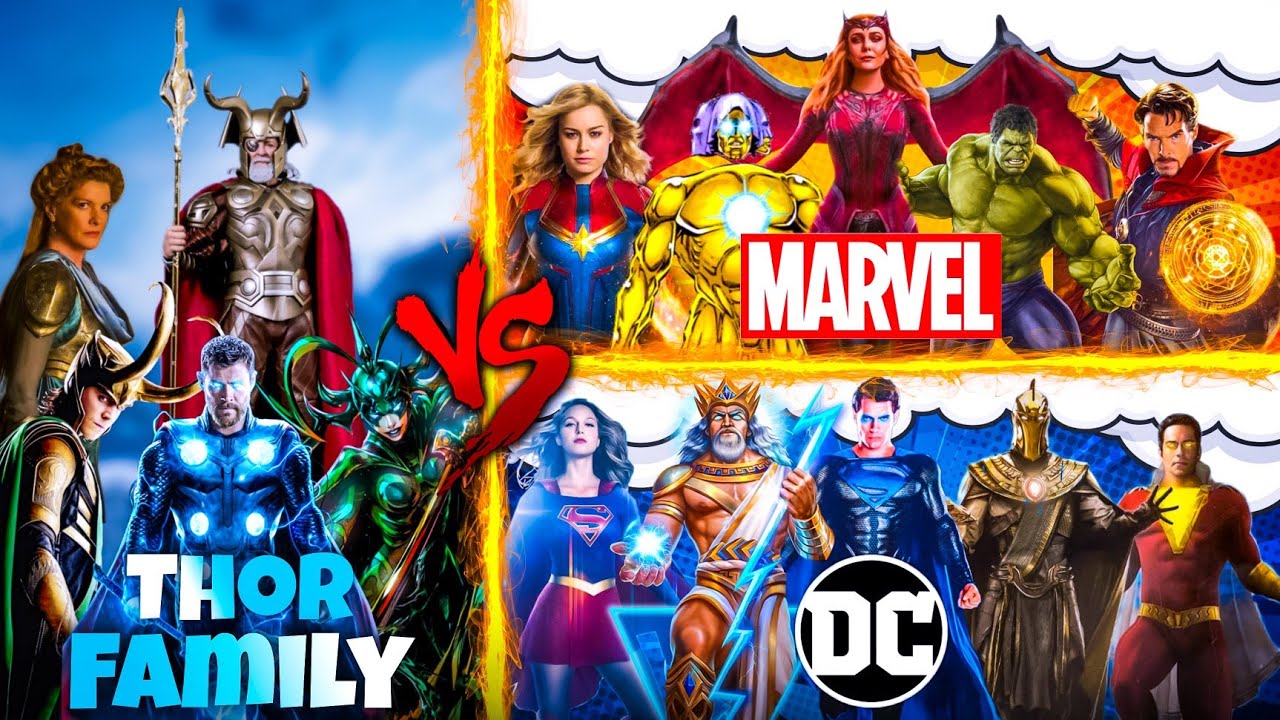 Thor Family Vs Marvel & Dc Most Powerful Superheroes ! The Skz ...