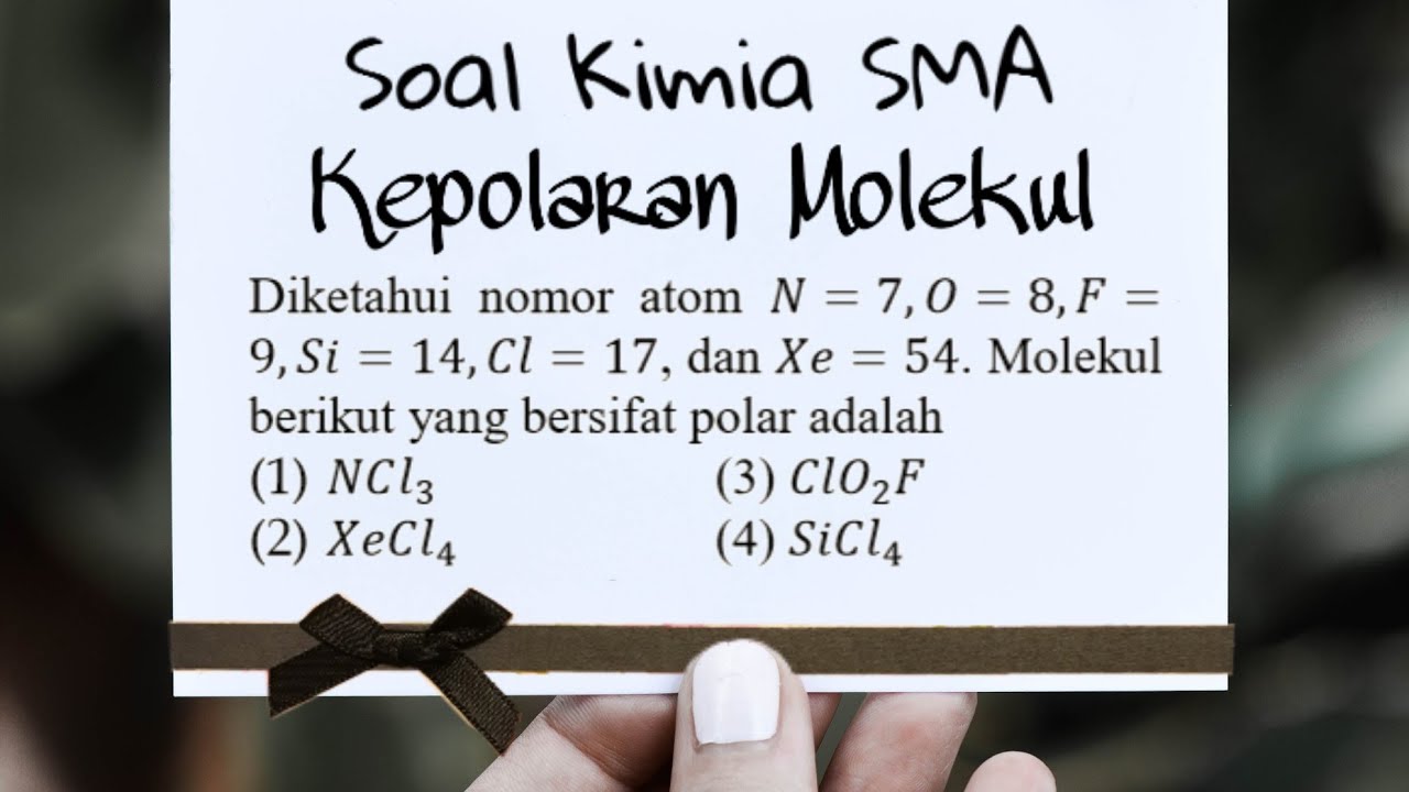 Cara Menentukan Kepolaran Molekul - YouTube