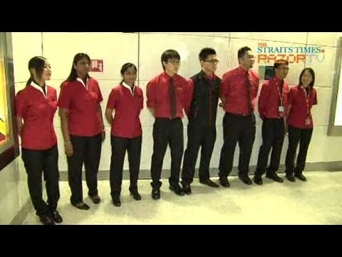 New outfits for SMRT staff - YouTube