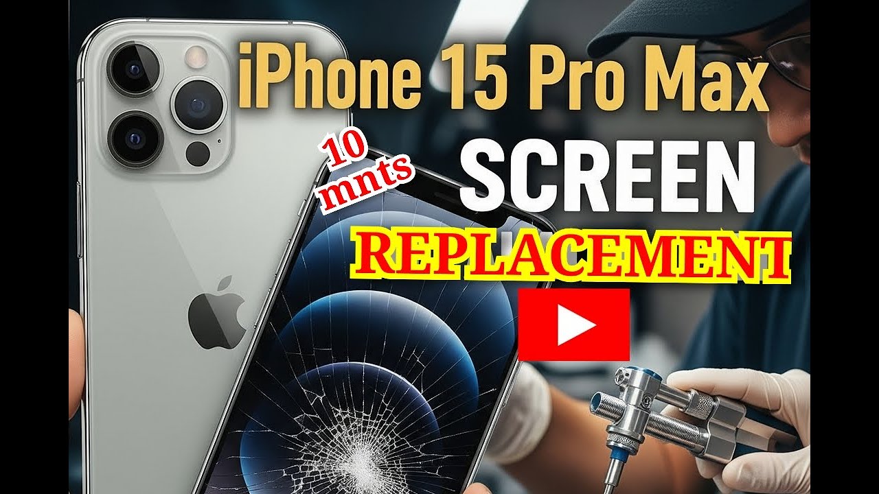 iPhone 15 Pro Max Screen Replacement | Simple Way 10 Minutes - YouTube