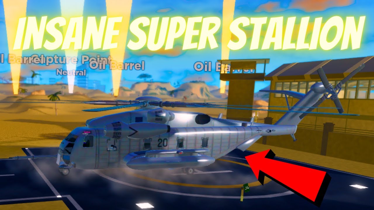 NEW TANKY SUPER STALLION IN WAR TYCOON ON ROBLOX (STRONGEST HELI) - YouTube