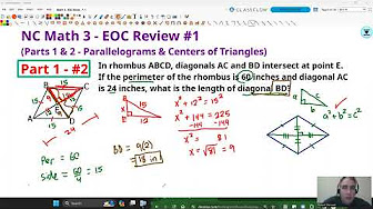 NC Math 3 - EOC Final Exam Review - YouTube