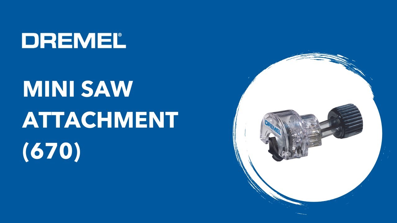 Dremel Mini Saw Attachment 670 - YouTube