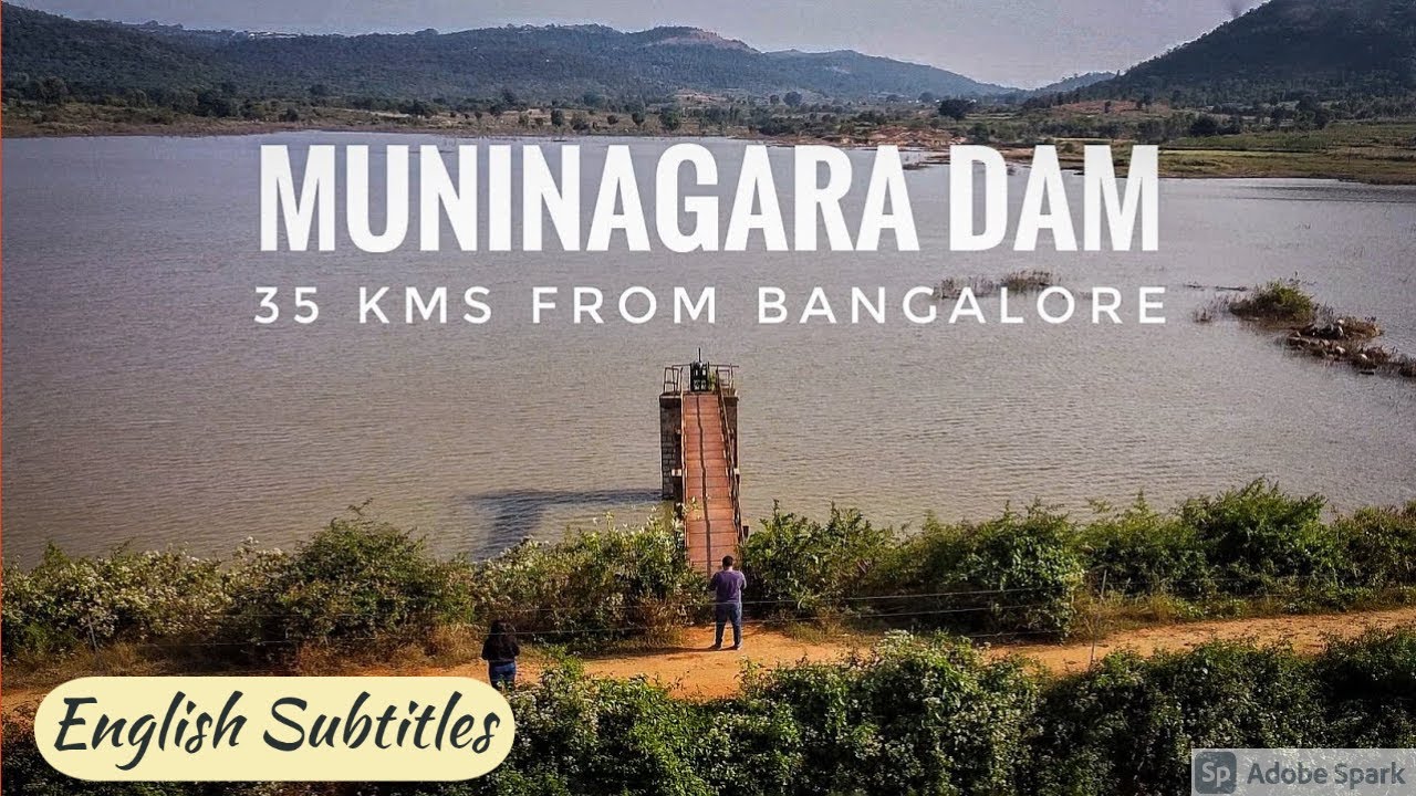 Muninagara Dam | Drone Shots | Unexplored Dam & Lake near Bangalore ...