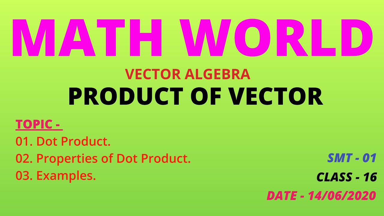VECTOR PRODUCT YouTube vector-product-youtube