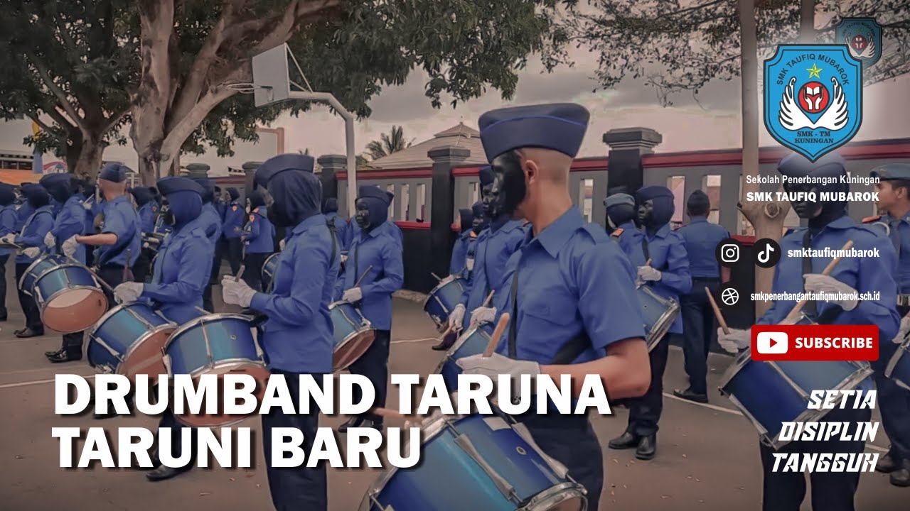 PERSEMBAHAN DRUMBAND TARUNA TARUNI BARU - YouTube