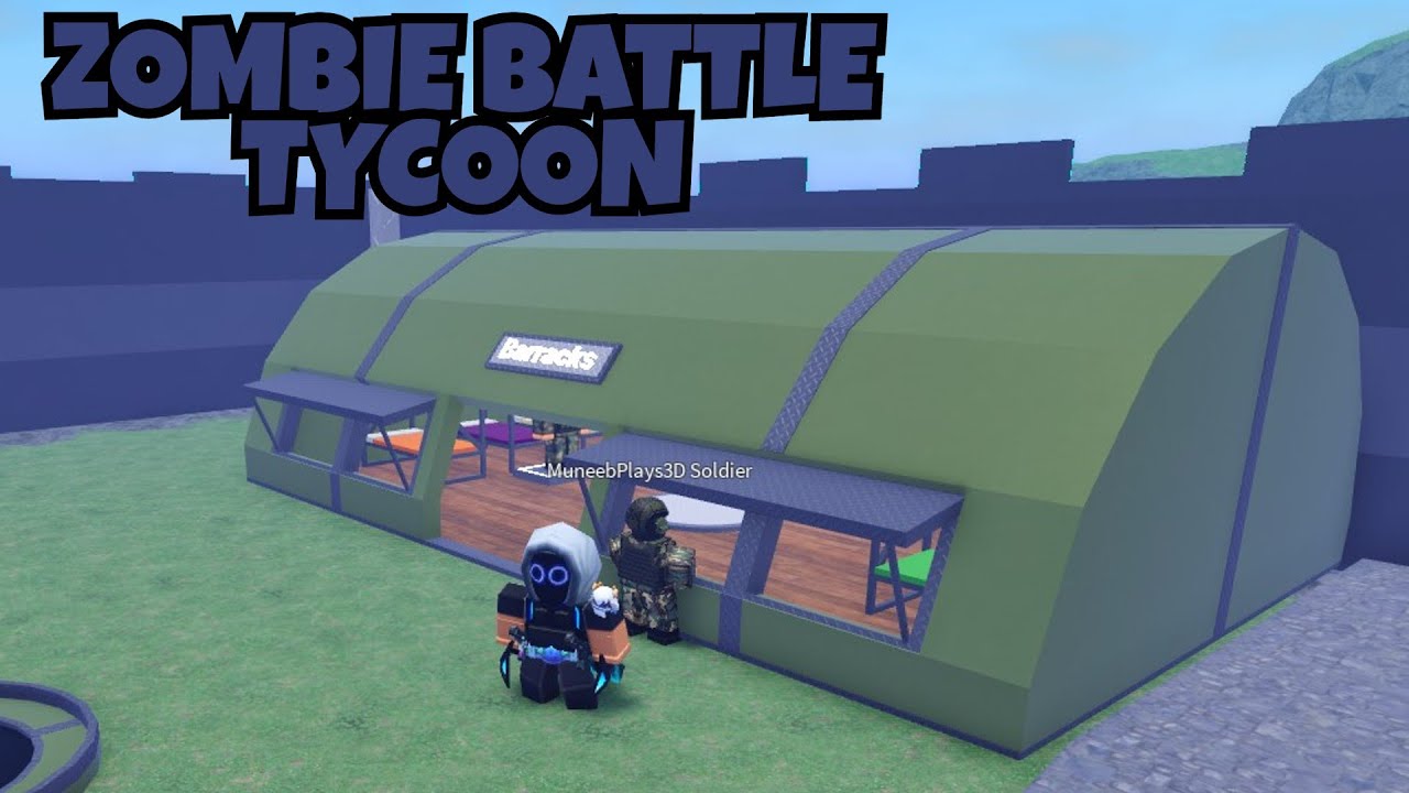 Zombie Battle Tycoon 🧟‍♂️, Barracks, Rebirth Two in Roblox - YouTube