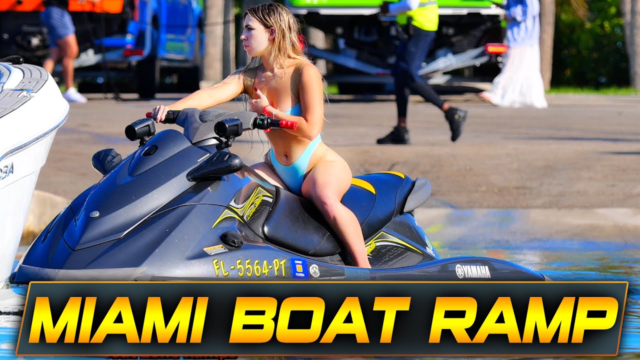 HUGE MESS at the Miami Boat Ramp | Boat Zone - YouTube