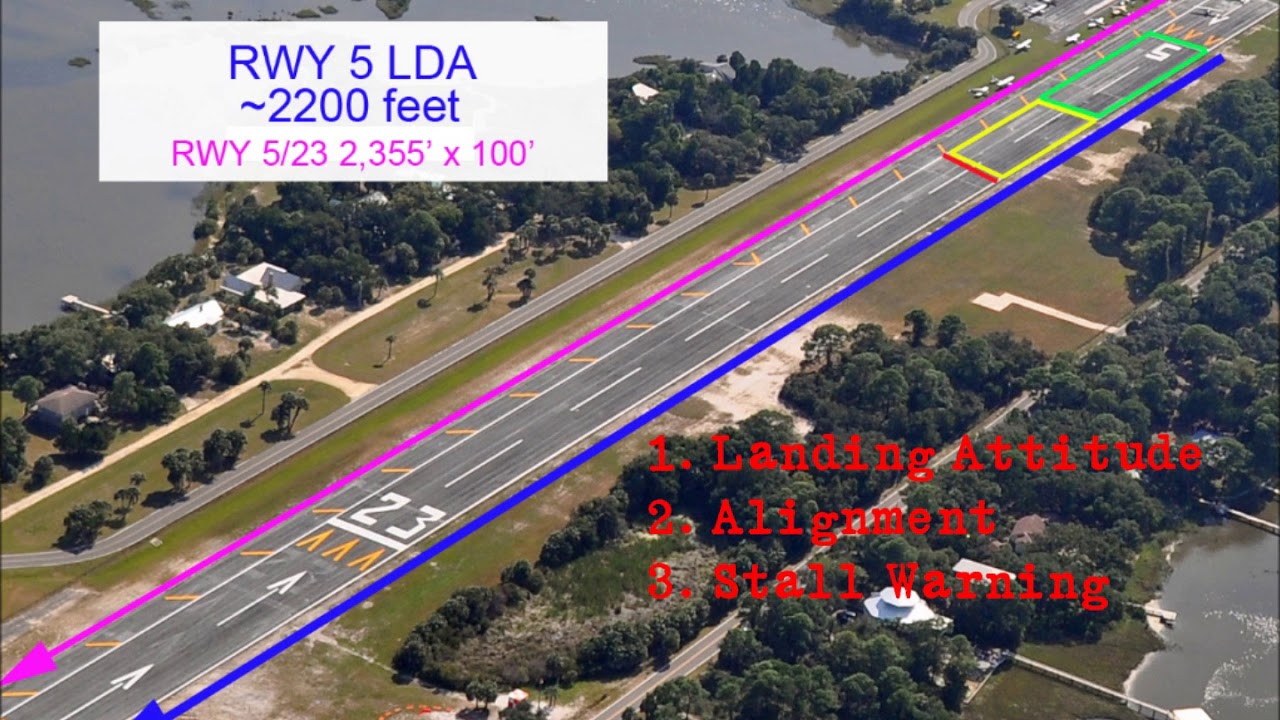 MODULE-04 Short Field Approach and Landing Piper PA28 Cherokee Warrior ...