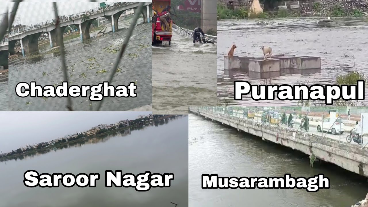 Musi Heavy Flowing Chaderghat, Musarambagh other Catchments Govt on ...